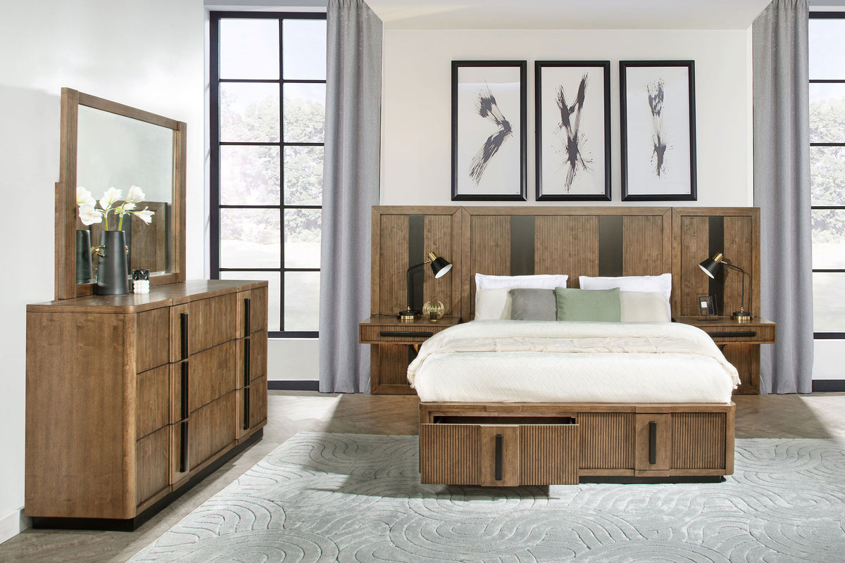 Terrace - Panel Bedroom Set Quick Shipping Available at Unique Piece Furniture Dallas & Acworth