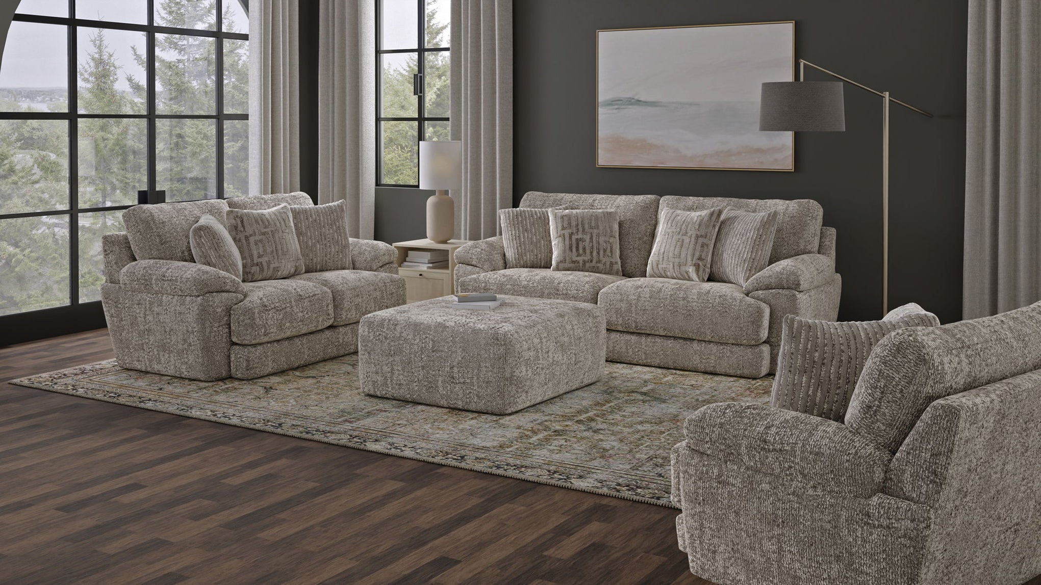 Jaden - Sofa - Steel Quick Shipping Available at Unique Piece Furniture ...